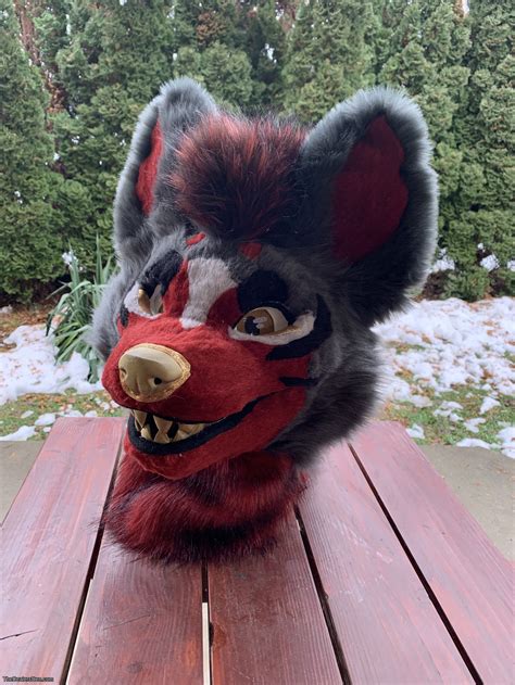 Premade Hyena Fursuit Head