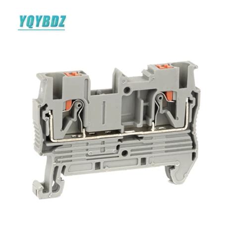 Straight Inserting Spring Tool Free Guide Rail Type PT2 5 Terminal