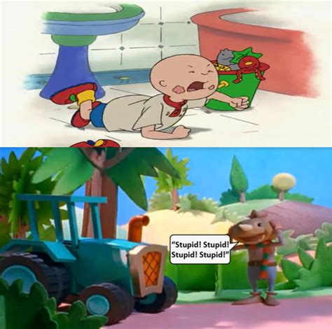 Spud Hates Caillous Temper Tantrum By Geononnyjenny On Deviantart