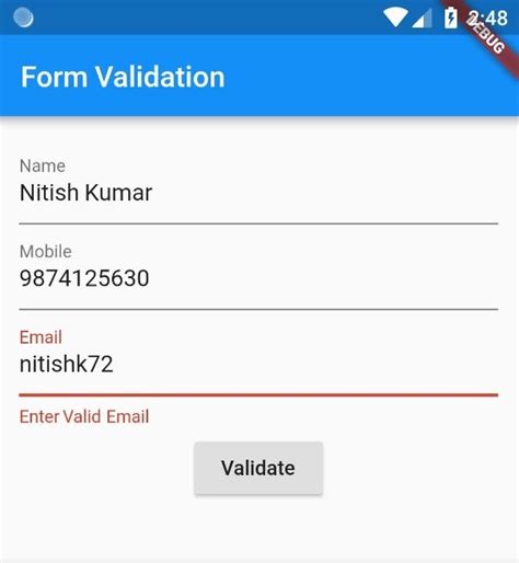 Form Validation In Flutter Form Plays The Most Important Role For