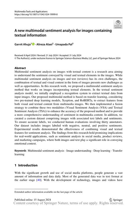 A New Multimodal Sentiment Analysis For Images Containing Textual Information