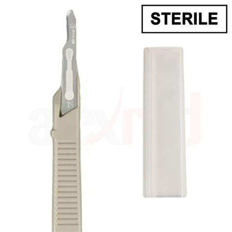 Disposable Scalpel And Blade Scalpel With Plastic Handle And Metal Blade No 15