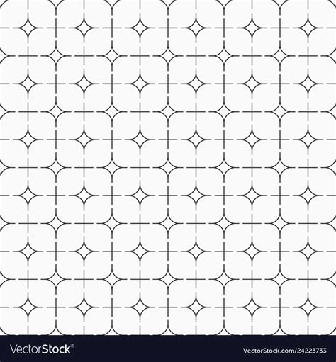 Abstract Seamless Geometric Lattice Pattern Vector Image