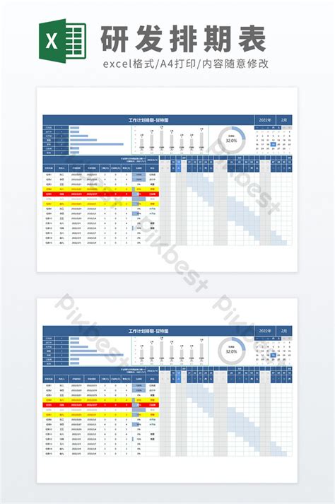Automation Chart Product Development R And D Scheduling Gantt Excel Xls