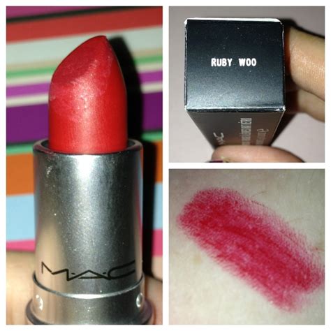 MAC Lipstick Ruby Woo Swatches Matte