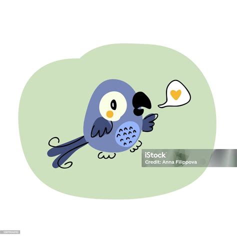 손으로 그린 히아신스 마카우 앵무새 티셔츠 포스터 스티커 및 인쇄에 적합합니다 장식과 디자인을위한 낙서 벡터 일러스트레이션 0명에 대한 스톡 벡터 아트 및 기타 이미지