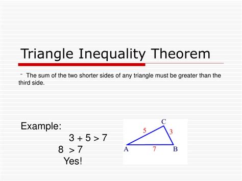 PPT Triangle Inequality Theorem And Sides Angles Relationships PowerPoint Presentation ID