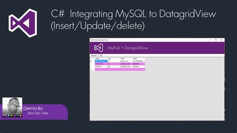 C Mysql Datagridview Intergration In 5 Mins Insertdeleteupdate