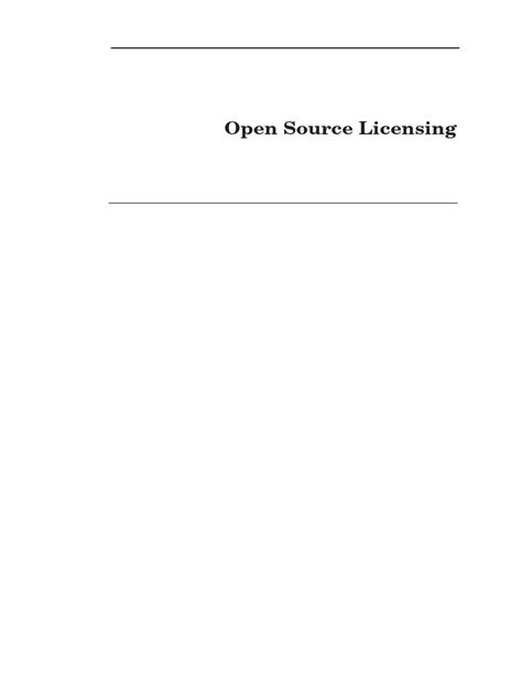 Open Source Programming Pdf Free Software Intellectual Property Law