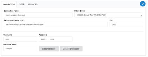 Connection With Amazon Rds Mssql Scriptcase Low Code Documentation