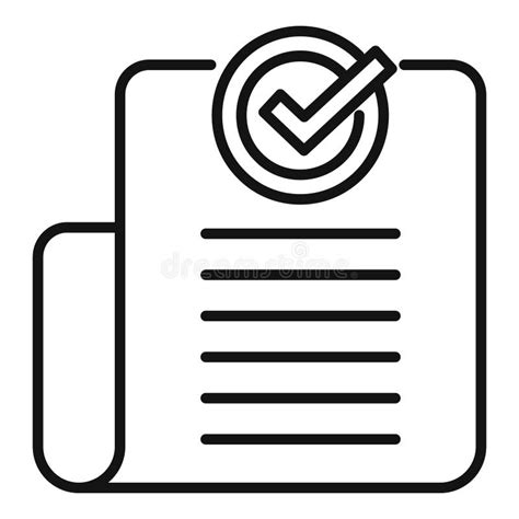 Online Control Documents Icon Outline Vector Legal Consumer Access