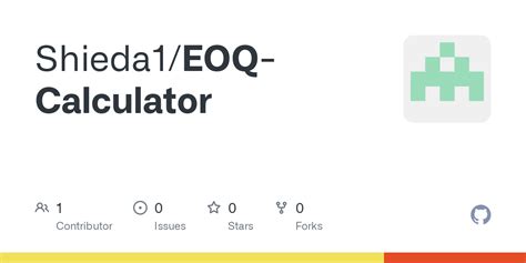 Github Shieda1 Eoq Calculator
