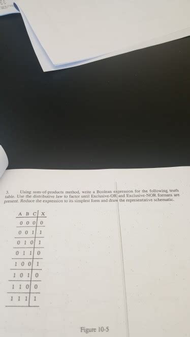 Solved 3 Using Sum Of Products Method Write A Boolean