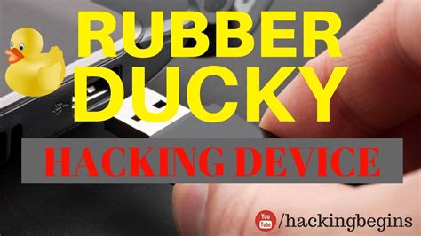 Rubber Ducky Hacking Device What Is Rubber Ducky HID Device Part YouTube