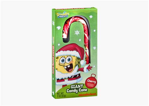 Candy Cane Spongebob Candy Cane Hd Png Download Kindpng