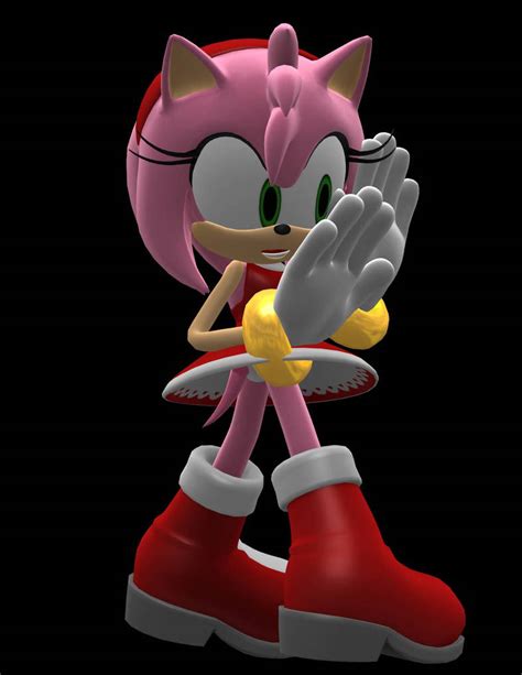 Amy Rose 3d Model By Gonzalo123000 On Deviantart