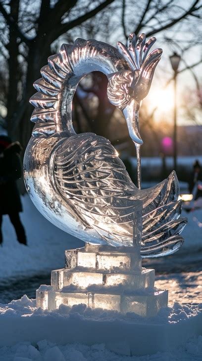 Free Ice Swan Sculpture Image Ice Sculpture Swan Download At