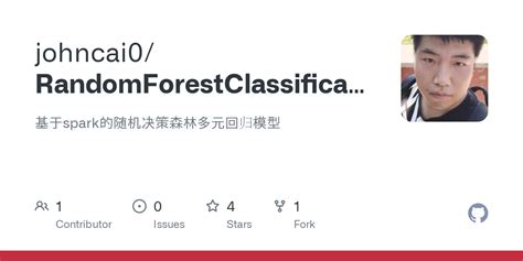 Github Johncai0randomforestclassification 基于spark的随机决策森林多元回归模型