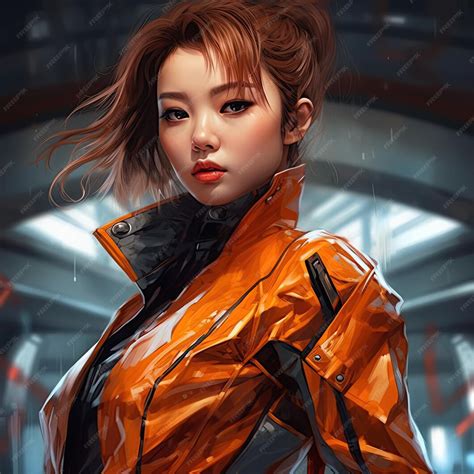 Premium Photo Illustration Of A Woman And Abstract Art Ai Generatedxa