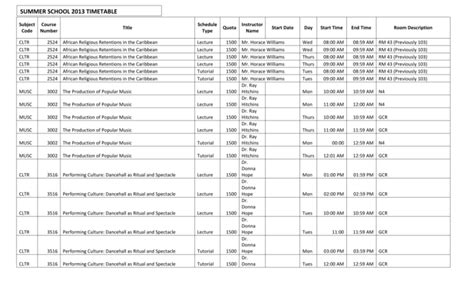 Summerschooltimetableinbarscost
