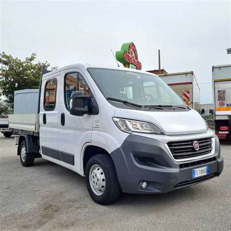 Ducato 20mjt 115cv Doppia Cabina 7 Posti Fiat Euro 5 Cassone Fisso