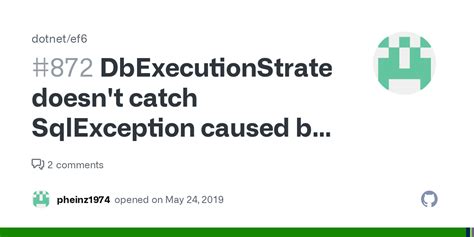 DbExecutionStrategy Doesn T Catch SqlException Caused By A Deadlock Issue Dotnet Ef