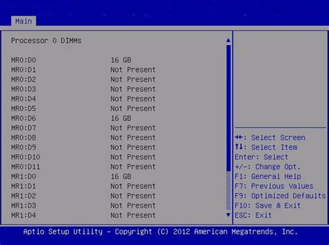 Uefi Mode Bios Setup Utility Screens Sun Server X44
