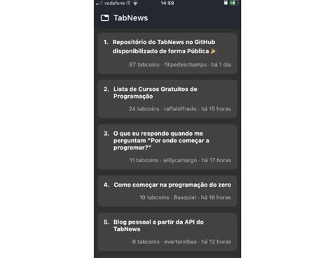 Tabnews App Made With Flutter