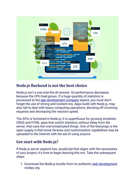 Ppt When How And Why Use Nodejs As Your Backend Powerpoint Presentation Id10816396