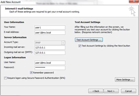 Outlook New Account Stack Pointer