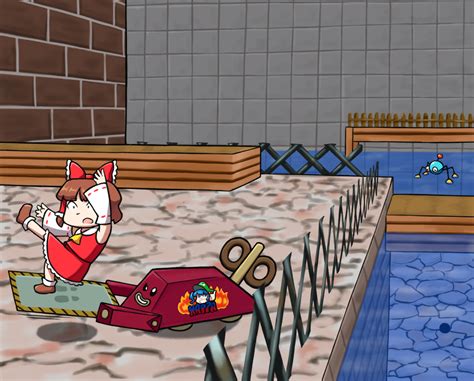 Hakurei Reimu Kawashiro Nitori Skeeter And Heave Ho Touhou And More Drawn By Edgycat