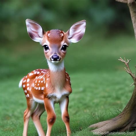 Adorable Small Deer Stable Diffusion Online