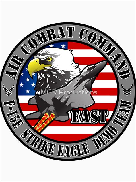 F 15e Strike Eagle Demonstration Team Patch T Shirt For Sale By