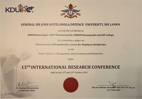 Harini Wanniarachchi On Linkedin Academicresearch Kduirc2020