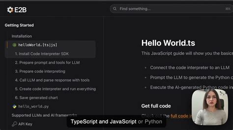 How To Build Ai Apps With Code Interpreting Capabilities Intro To E2b