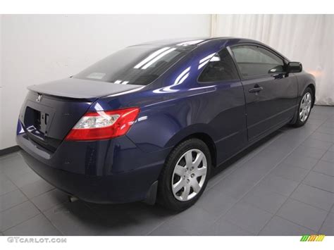 2008 Royal Blue Pearl Honda Civic Lx Coupe 68772107 Photo 9