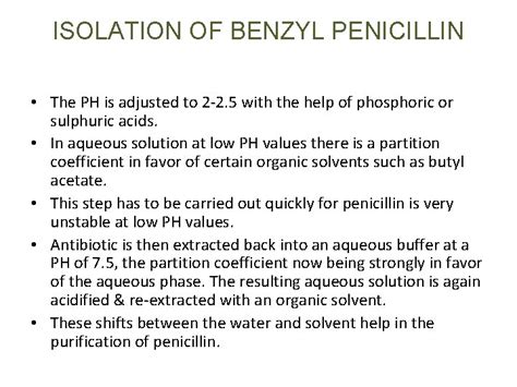 Extraction Purification Of Penicillin What Is Penicillin A