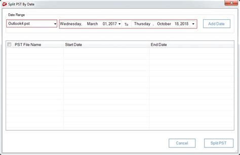 PST Split Tool To Break PST Files By Size Date Folder Email