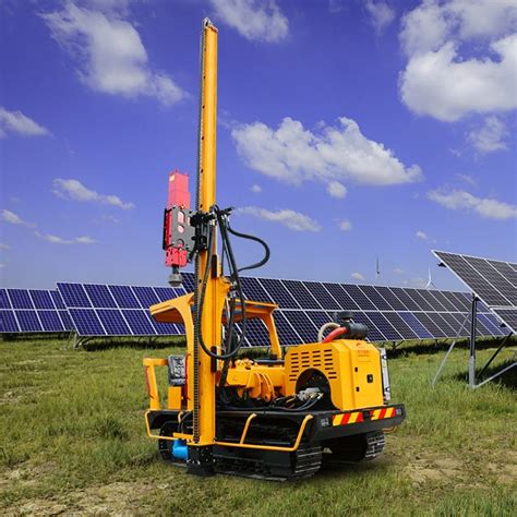 Multi Functional Mini Pile Driver Tracked Hydraulic Pile Driver Pile Drivers And Solar Pile