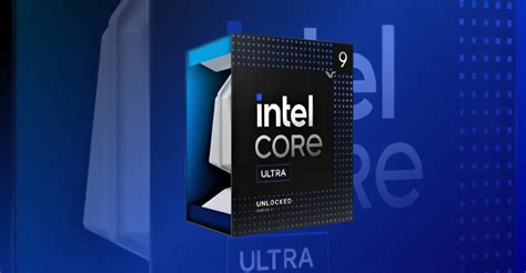 Intel Core Ultra 9 285k раскрыт дизайн коробки флагмана платформы Lga1851