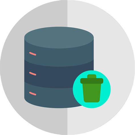 Delete Data Flat Scale Icon Vector Art At Vecteezy