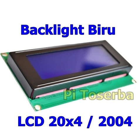 Jual Lcd 2004 For Arduino 20x4 4x20 Blue Biru Display Arduino Raspberry Shopee Indonesia