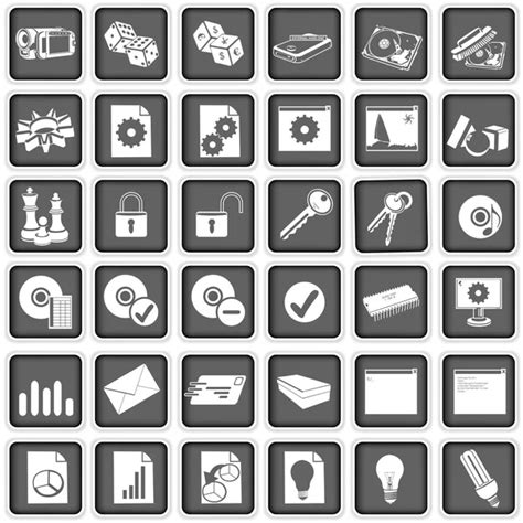 Account Icons — Stock Vector © Stiven 2867947