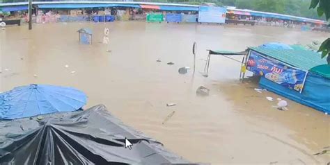 ထိုင်း မြန်မာနယ်စပ် မဲဆောက် နှင့် မြဝတီတွင် ရေကြီးရေလျှံ