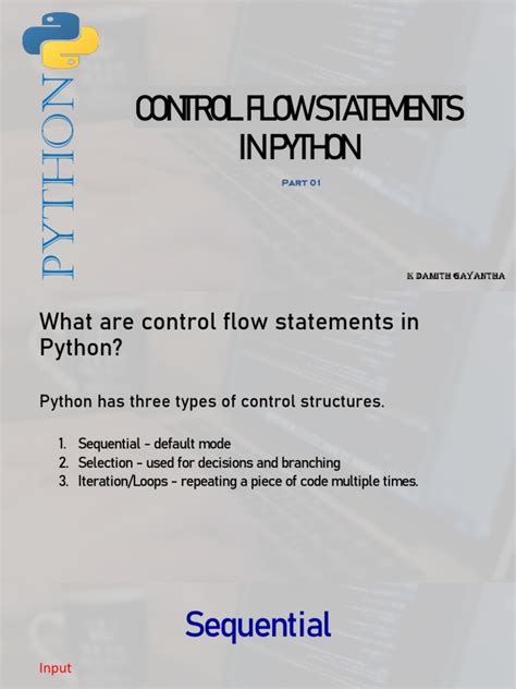 Presentation 1 Pdf Control Flow Software Development