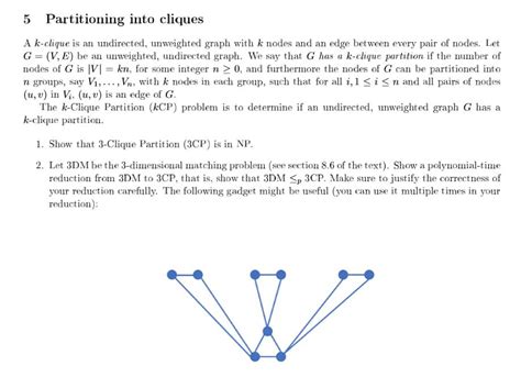 Solved A K Clique Is An Undirected Unweighted Graph With K