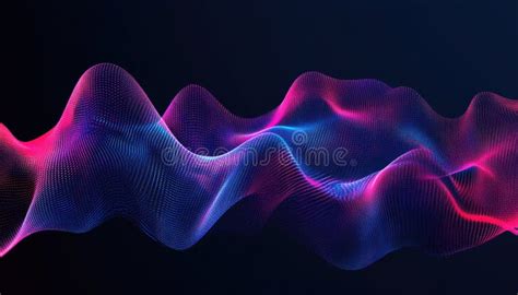 Colorful Waveforms Representing Sound Waves In A Dynamic Abstract Design Stock Image Image Of