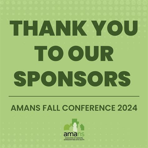 A Huge Thank You To All The Sponsors Of The 2024 Amans Fall Conference