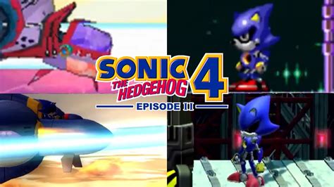 Sonic The Hedgehog 4 Episode Ii All Bosses Origins Youtube