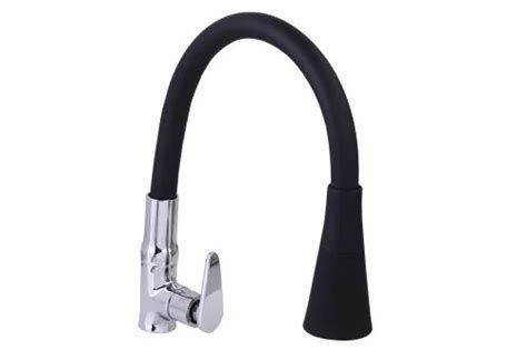 Swan Neck Pillar Cock Taps Sink Cock Tap With Flexible Shower Spout Pipe For Kitchen At